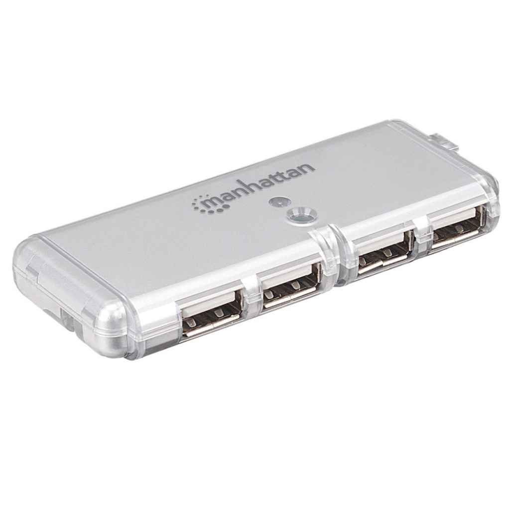 Mini HUB USB 2.0 4 puertos Manhattan. – Sieeg Ingeniería