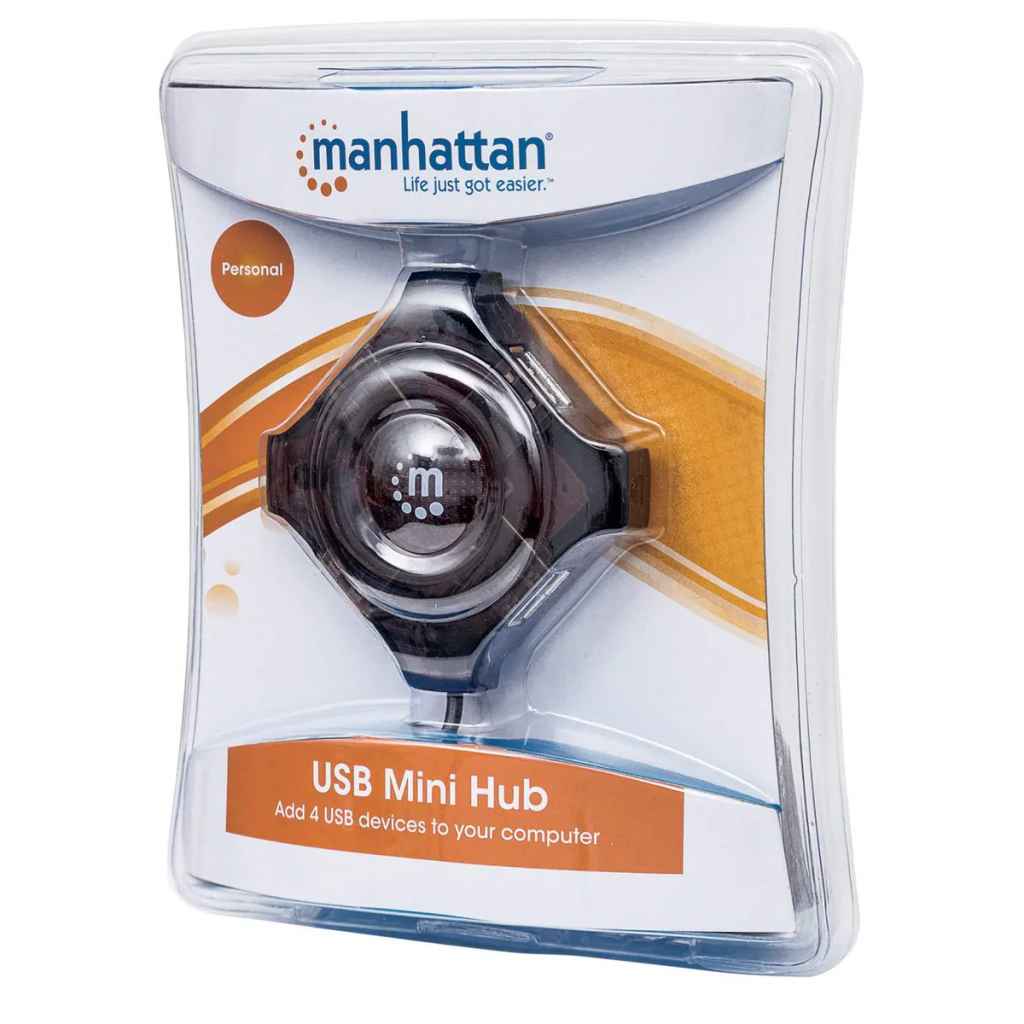 Mini HUB USB 1.1 Manhattan 4 puertos. – Sieeg Ingeniería