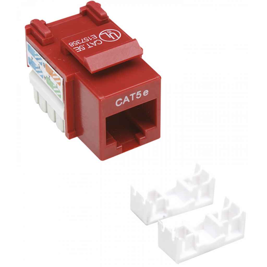Jack RJ45 CAT5E Intellinet UTP Keystone de impacto rojo. – Sieeg Ingeniería