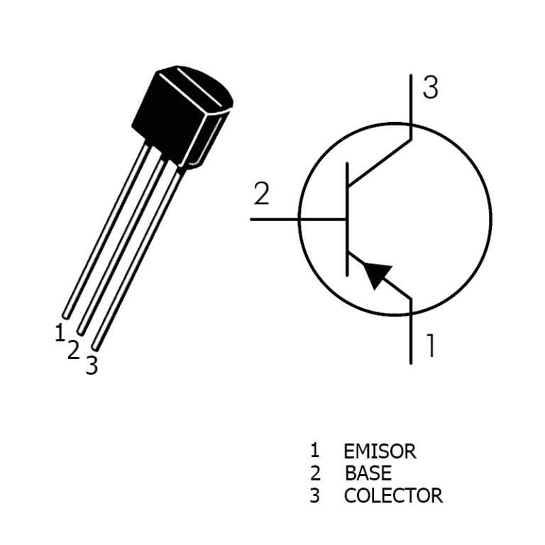 Transistor 2N3906 PNP. – Sieeg Ingeniería