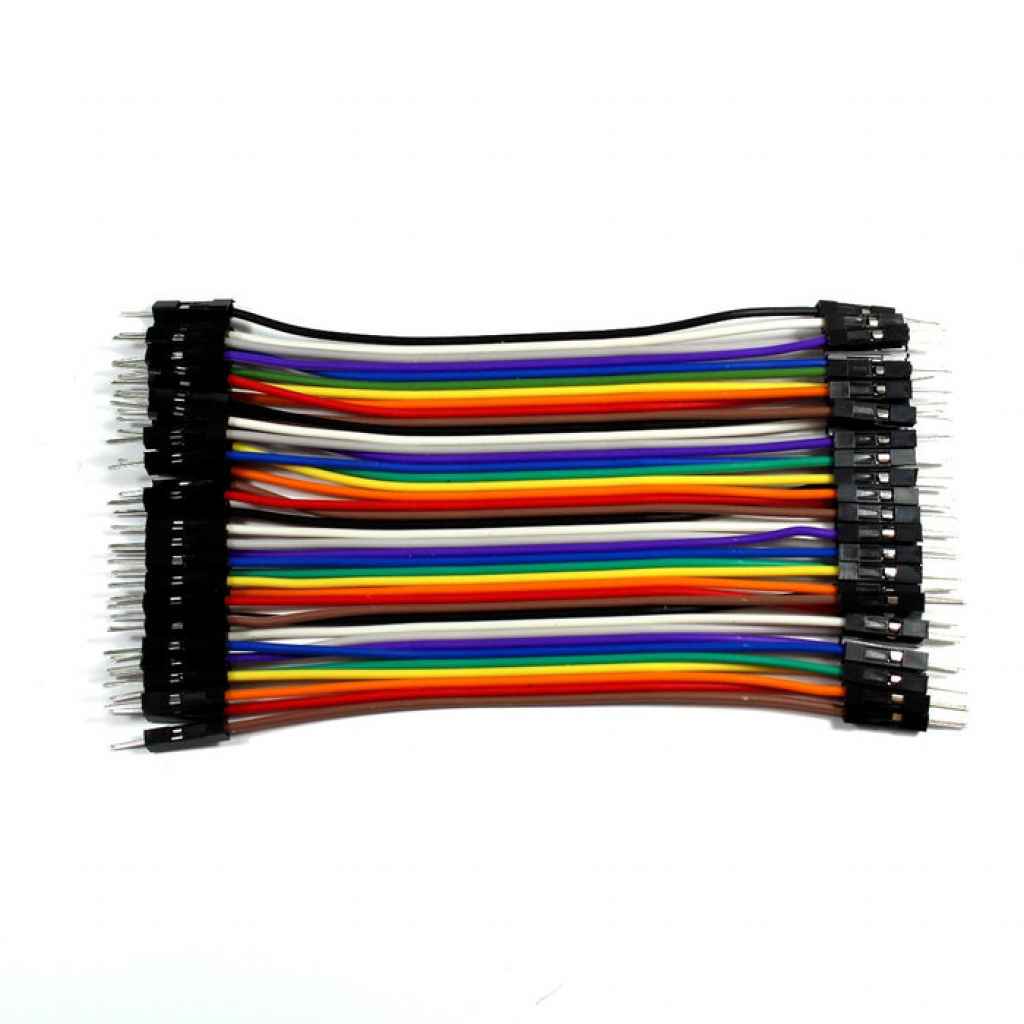 10cm Cable Dupont macho macho 40 pines. – Sieeg Ingeniería