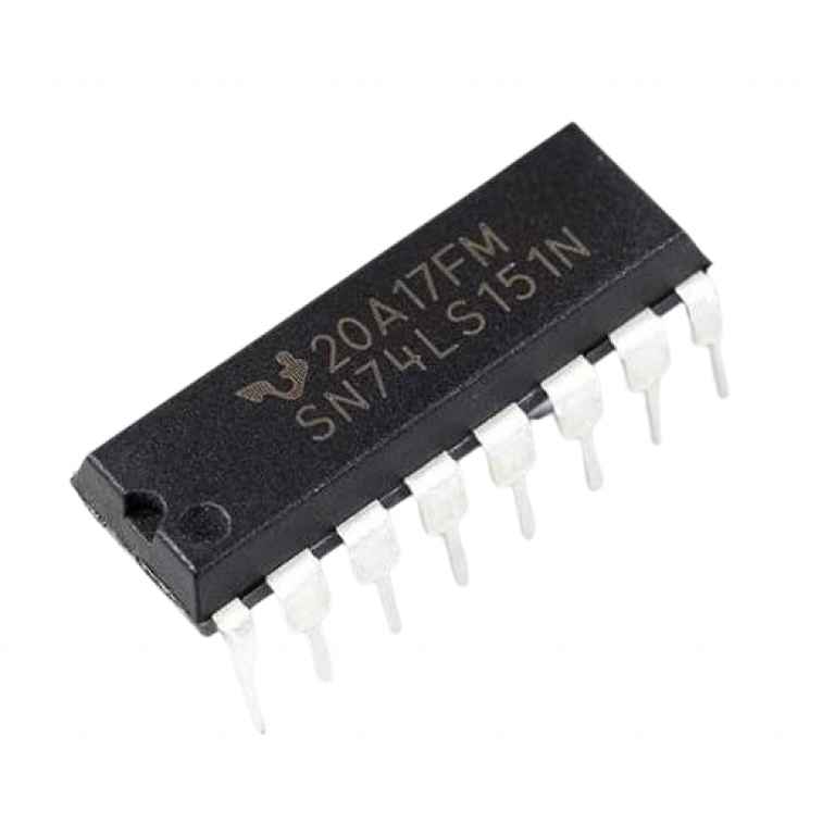 74151 74LS151 Multiplexor de 8 entradas y selector de datos. – Sieeg Ingeniería