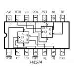 7474 74LS74 Flip-Flop tipo D con disparo de subida dual. – Sieeg Ingeniería
