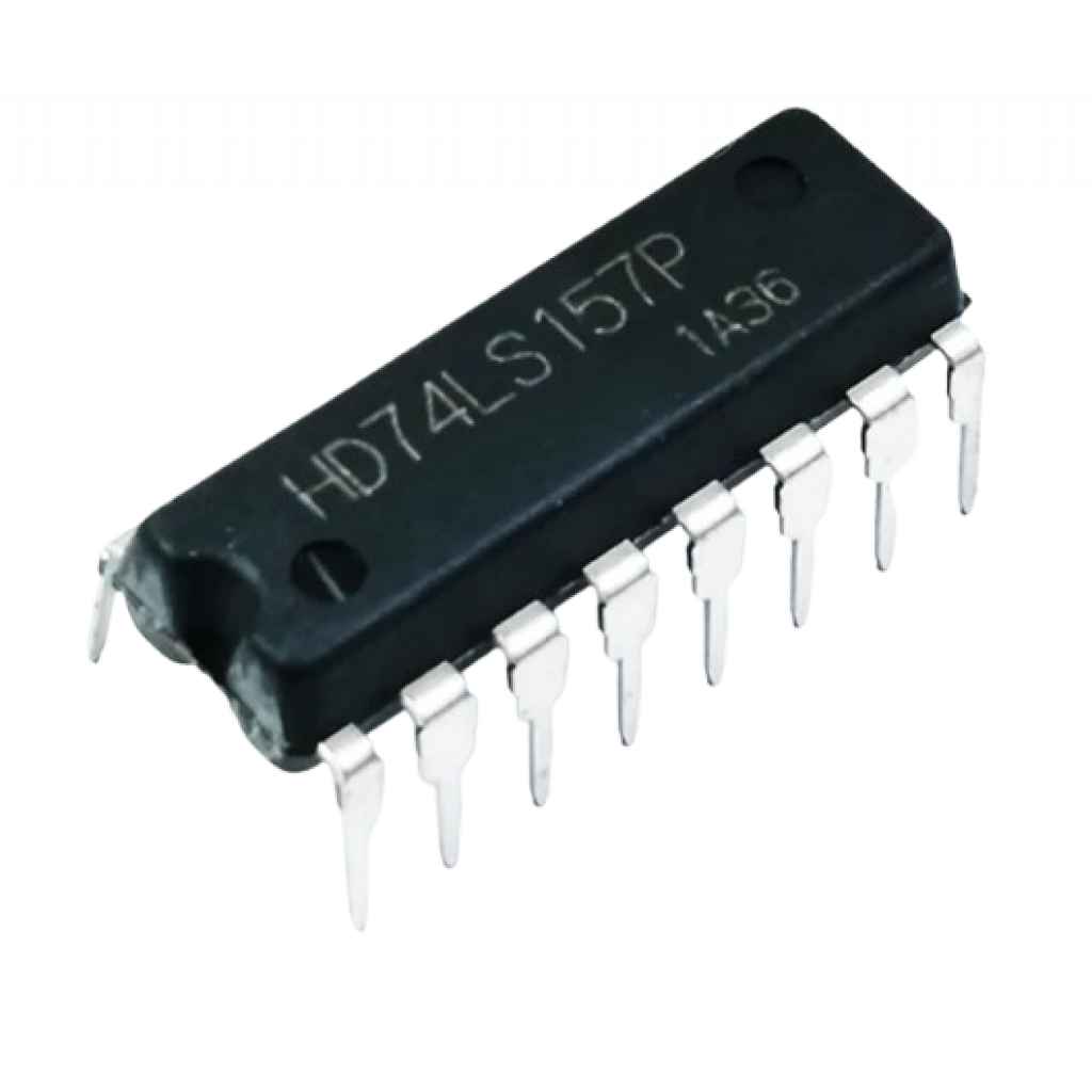 74157 74LS157 Cuatro multiplexores y selector de datos de 2 a 1 línea. – Sieeg Ingeniería