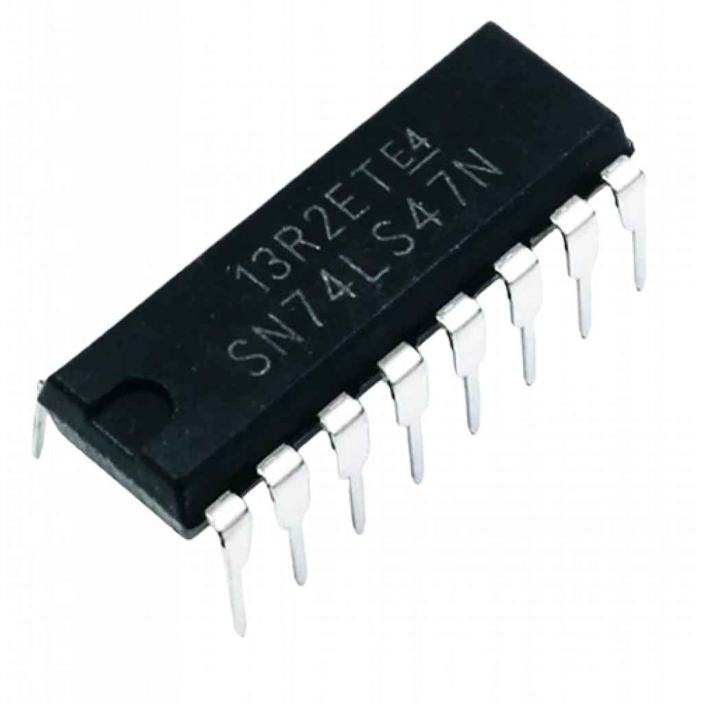 7447 74LS47 Decodificador BCD 7 segmentos – Sieeg Ingeniería