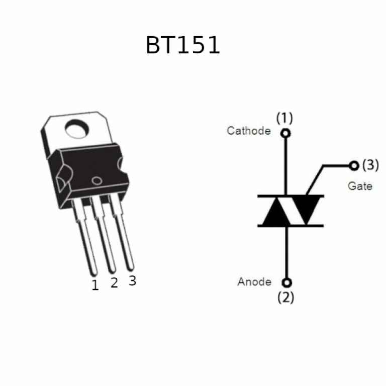 Tiristor SCR BT151 12A 800V. – Sieeg Ingeniería
