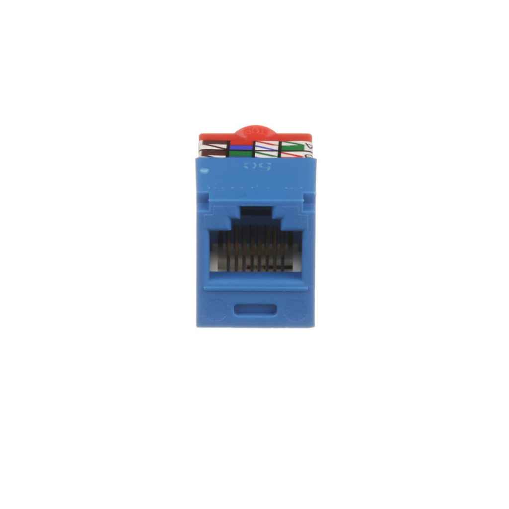Conector Jack RJ45 Estilo T, Mini-Com, Categoría 5e – Azul – Sieeg ...