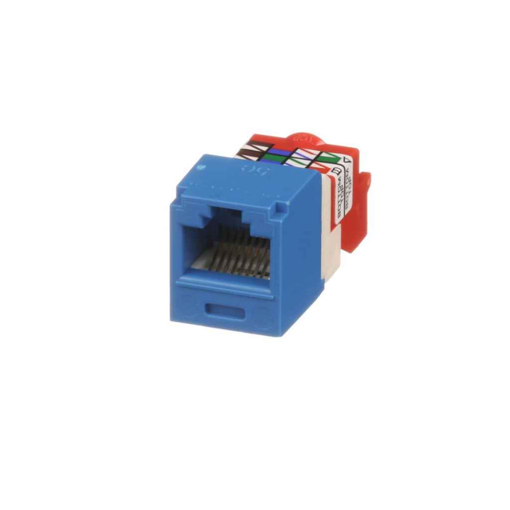 Conector Jack RJ45 Estilo T, Mini-Com, Categoría 5e – Azul – Sieeg ...