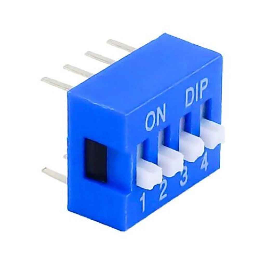 Dip Switch 4 canales. – Sieeg Ingeniería