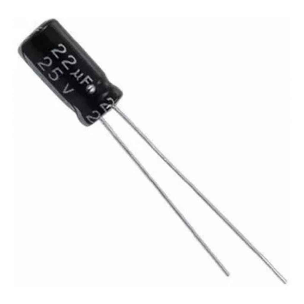 Capacitor Electrolítico 22uF 25 V. – Sieeg Ingeniería