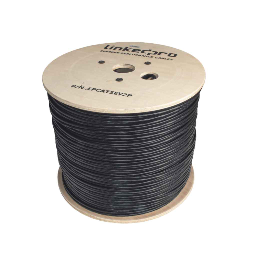 Cable siamés CAT5E CCA + 2 cables de alimentación para cámaras de video ...