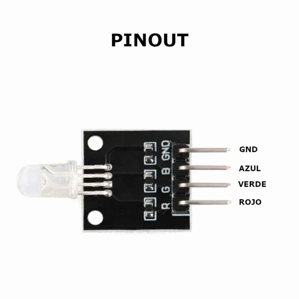 Módulo sensor RGB KY-016. – Sieeg Ingeniería