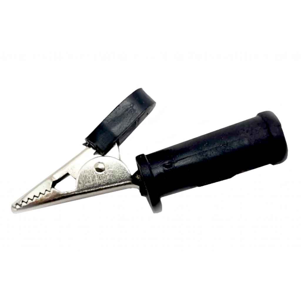 Pinza caimán mediana 5.3 cm para conector banana. – Sieeg Ingeniería