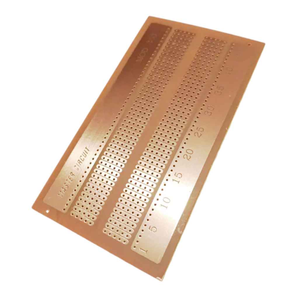 Placa fenólica protoboard perforada baquelita 7x13cm. – Sieeg Ingeniería