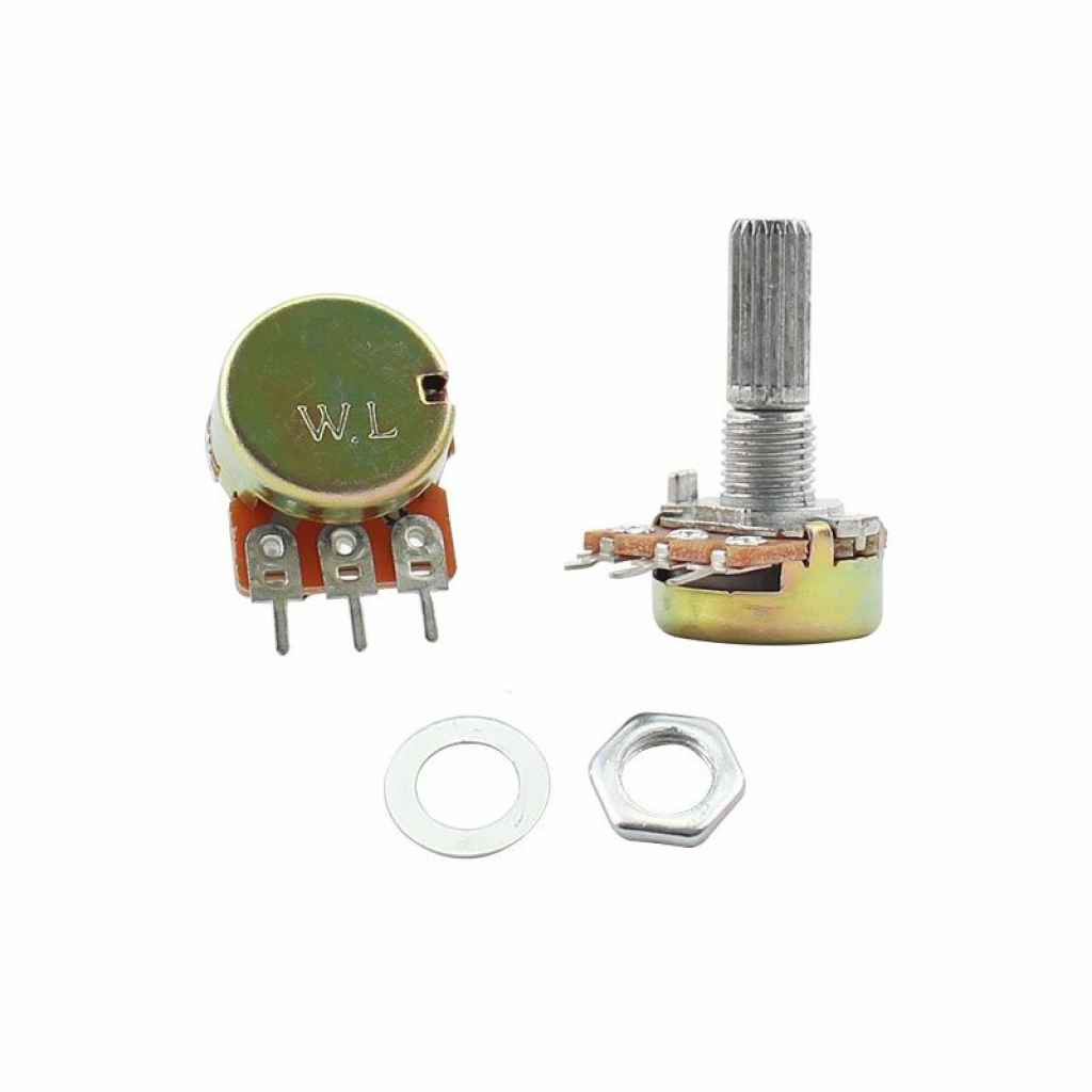 Potenciómetro 1M. WH148, eje de 20 mm – Sieeg Ingeniería