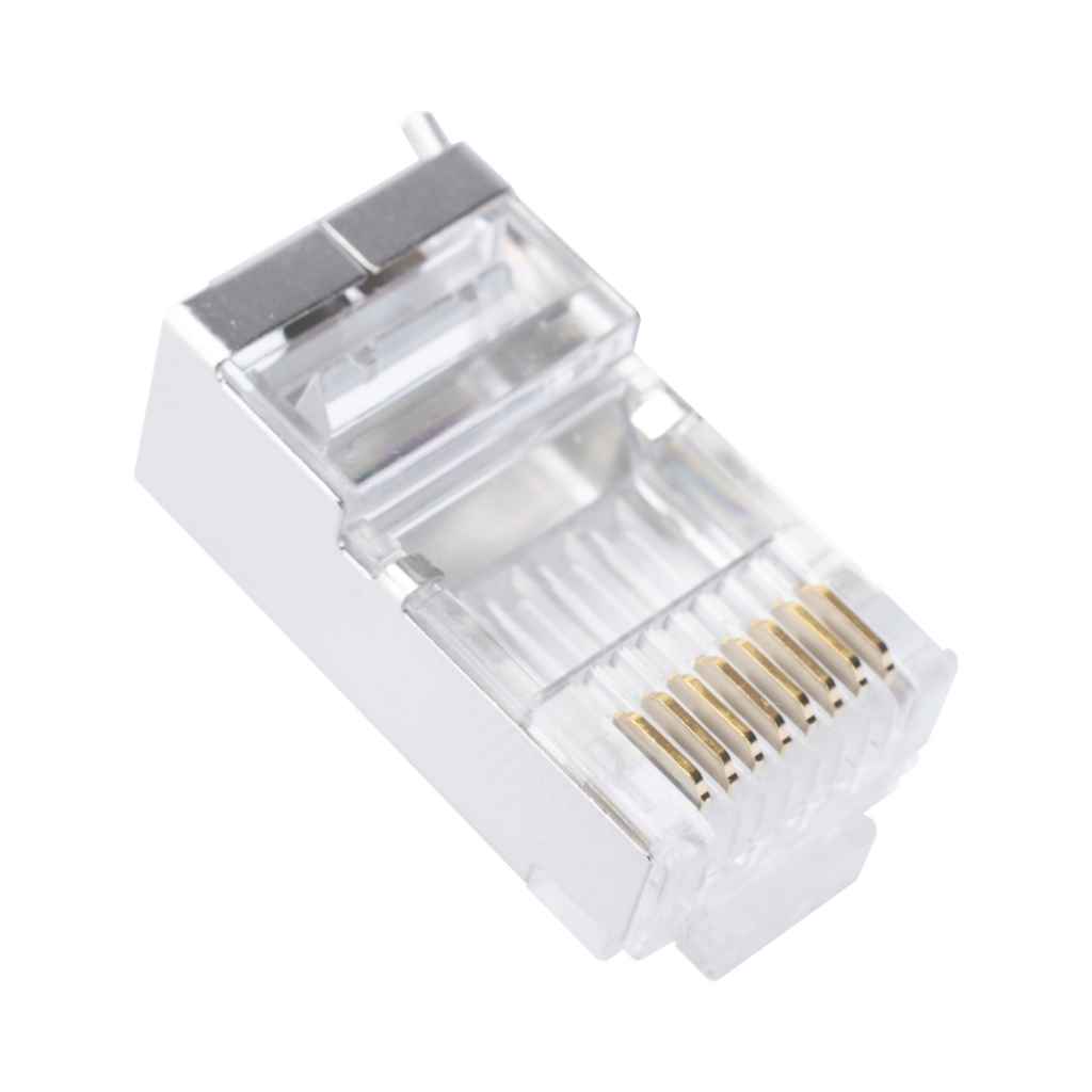 Plug modular RJ45 Cat6 blindado con pin de tierra. – Sieeg Ingeniería