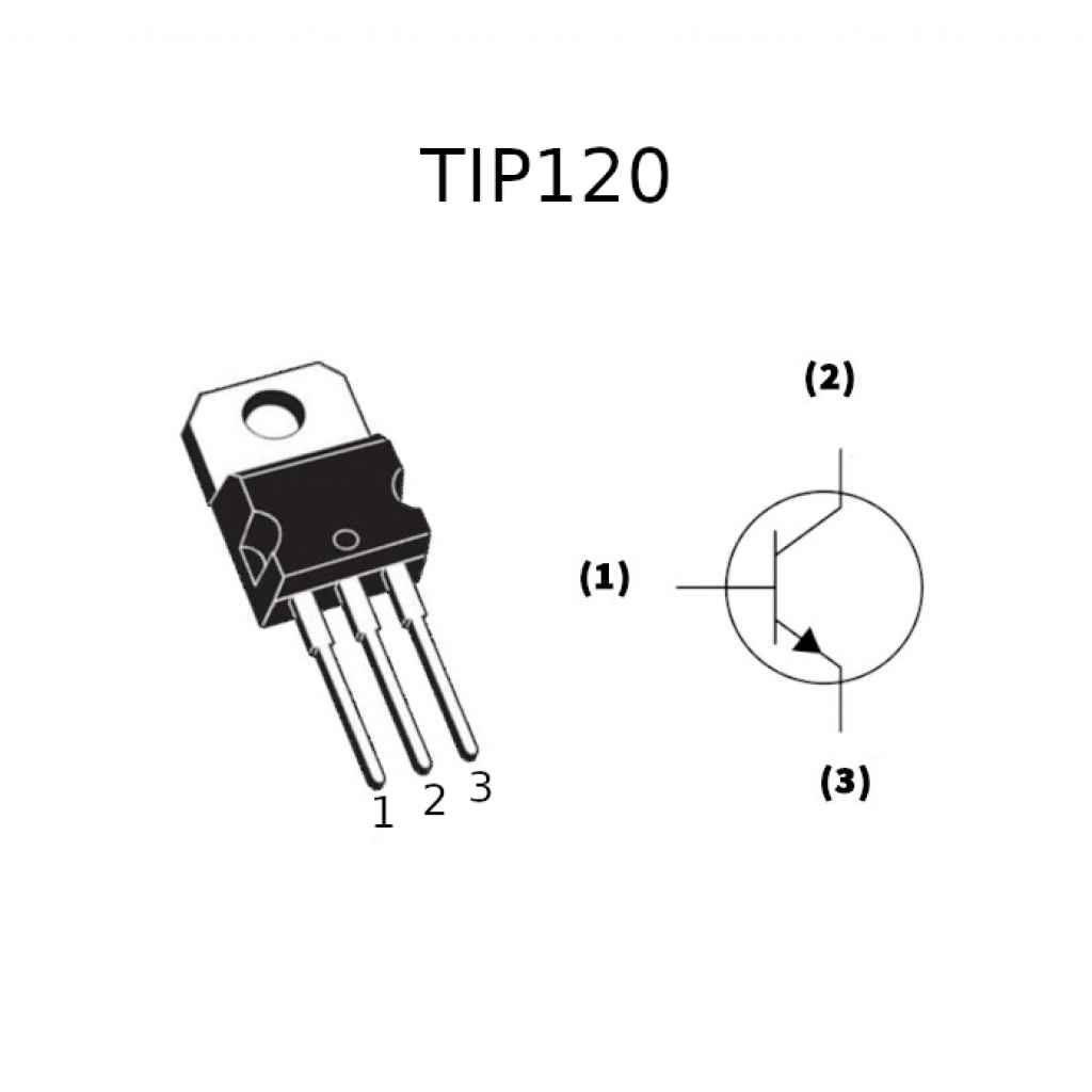 Transistor TIP120 NPN – Sieeg Ingeniería