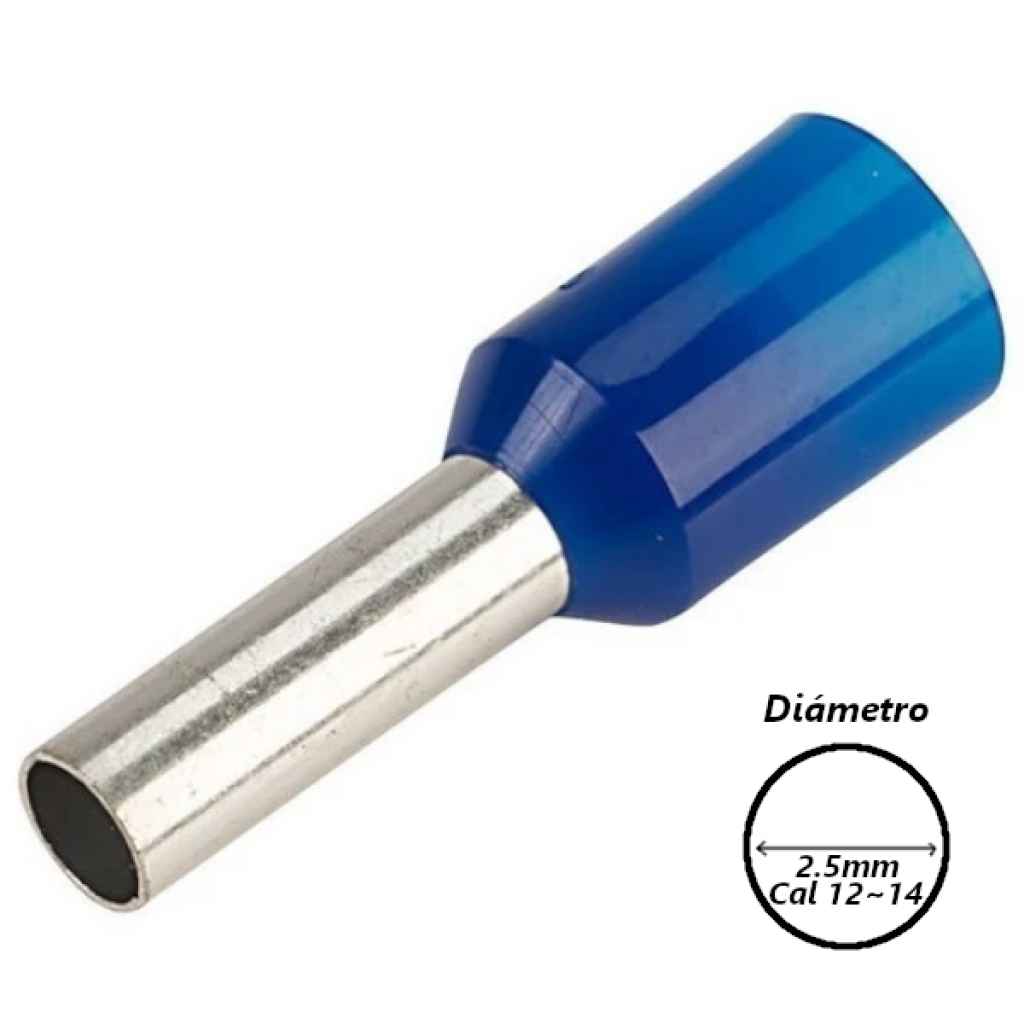 Terminal ferrul E4012 20mm-12mm azul. – Sieeg Ingeniería