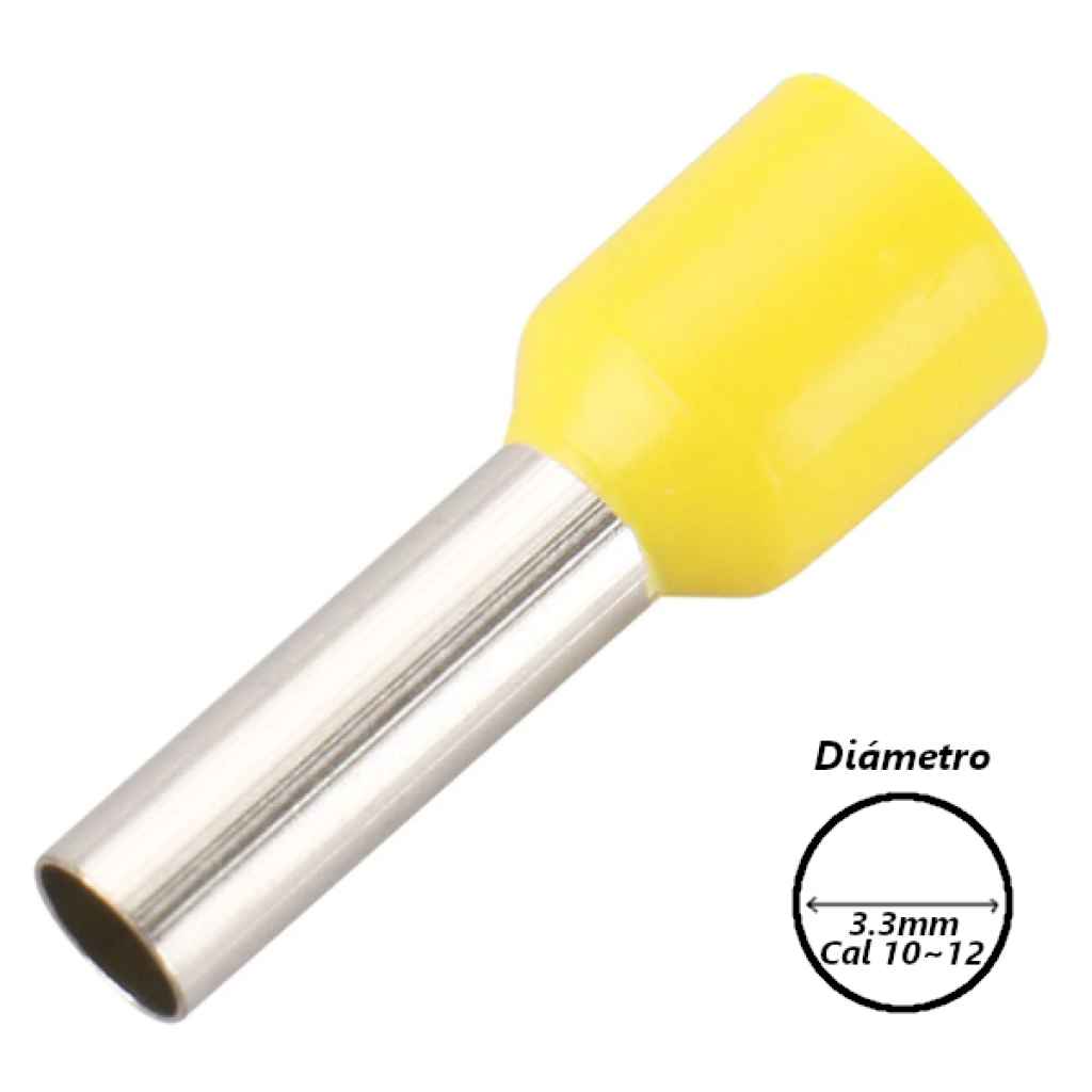 Terminal ferrul E6012 20mm-12mm amarillo. – Sieeg Ingeniería