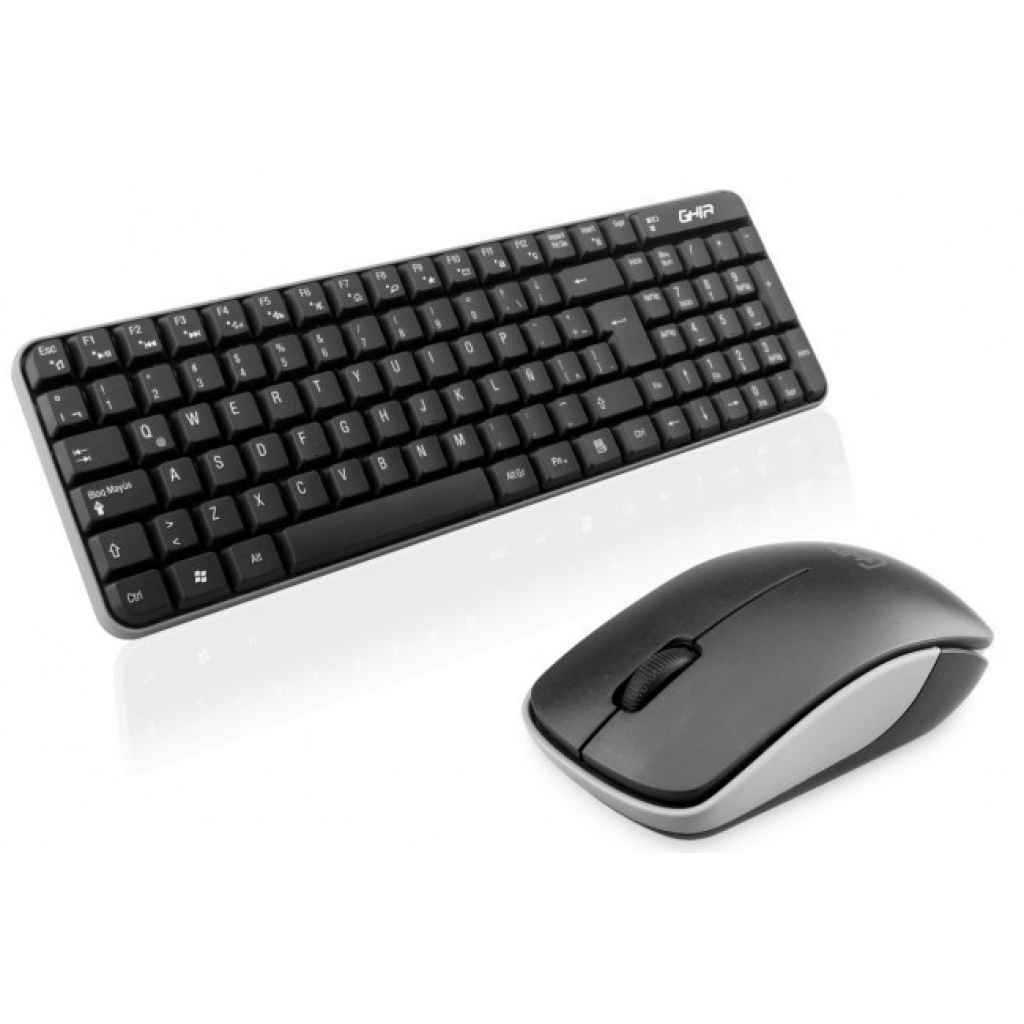 Teclado/mouse combo inalámbrico compacto color negro. – Sieeg Ingeniería
