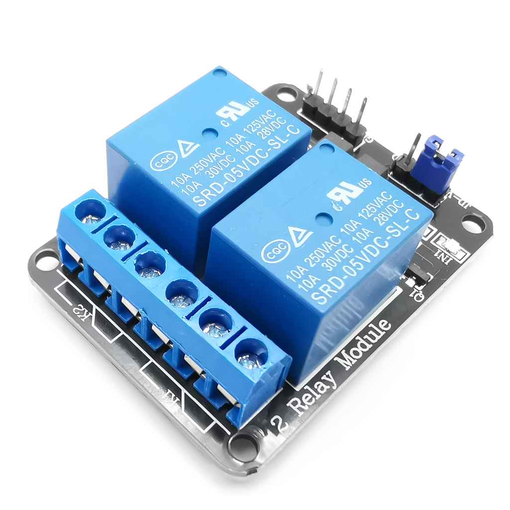 Módulo Relé Relevador 2 canales 5V – Sieeg Ingeniería