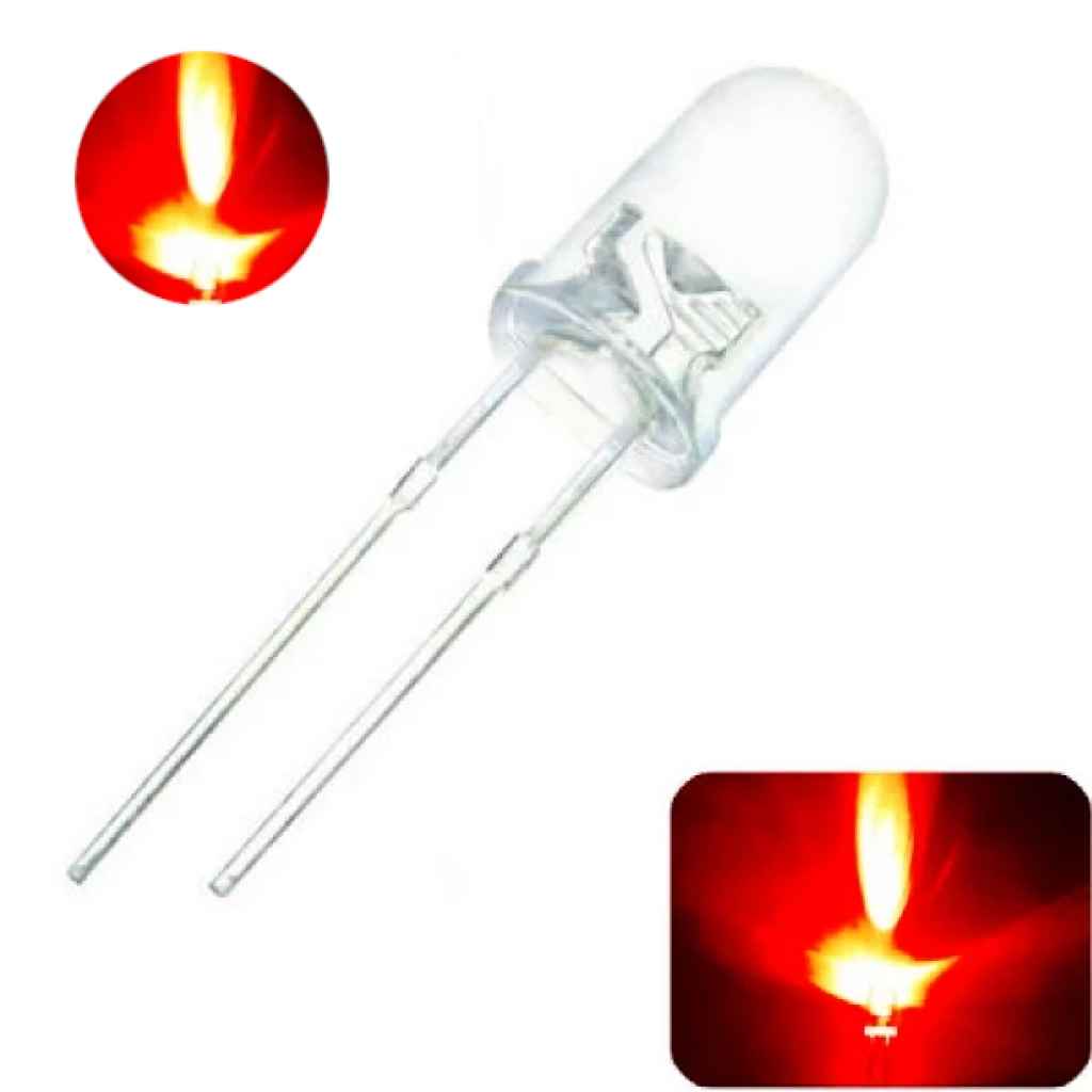 LED ultrabrillante 5mm color rojo. – Sieeg Ingeniería