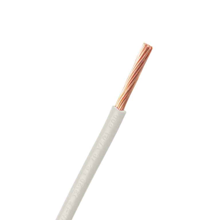 Cable THW LS calibre 12 blanco 1 metro – Sieeg Ingeniería