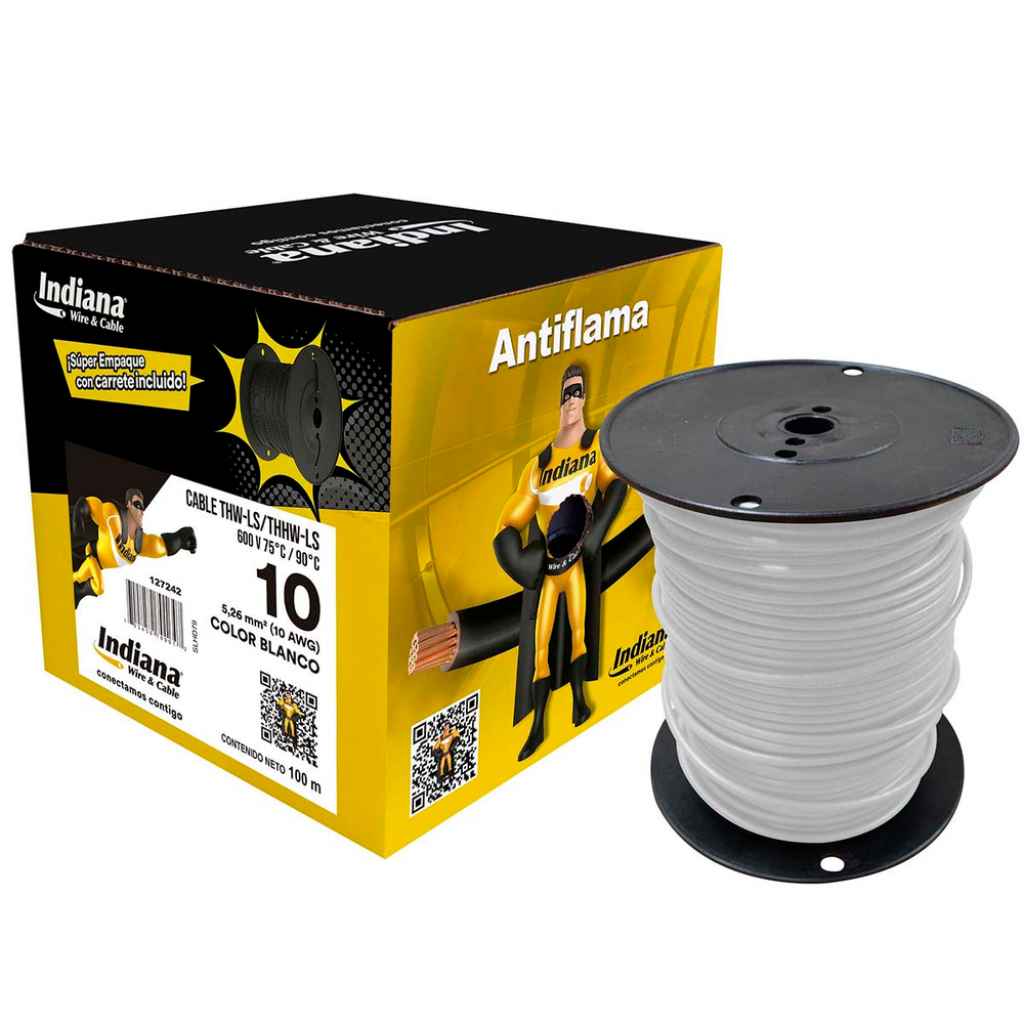 Cable THW Color Blanco Calibre 10AWG – Sieeg Ingeniería