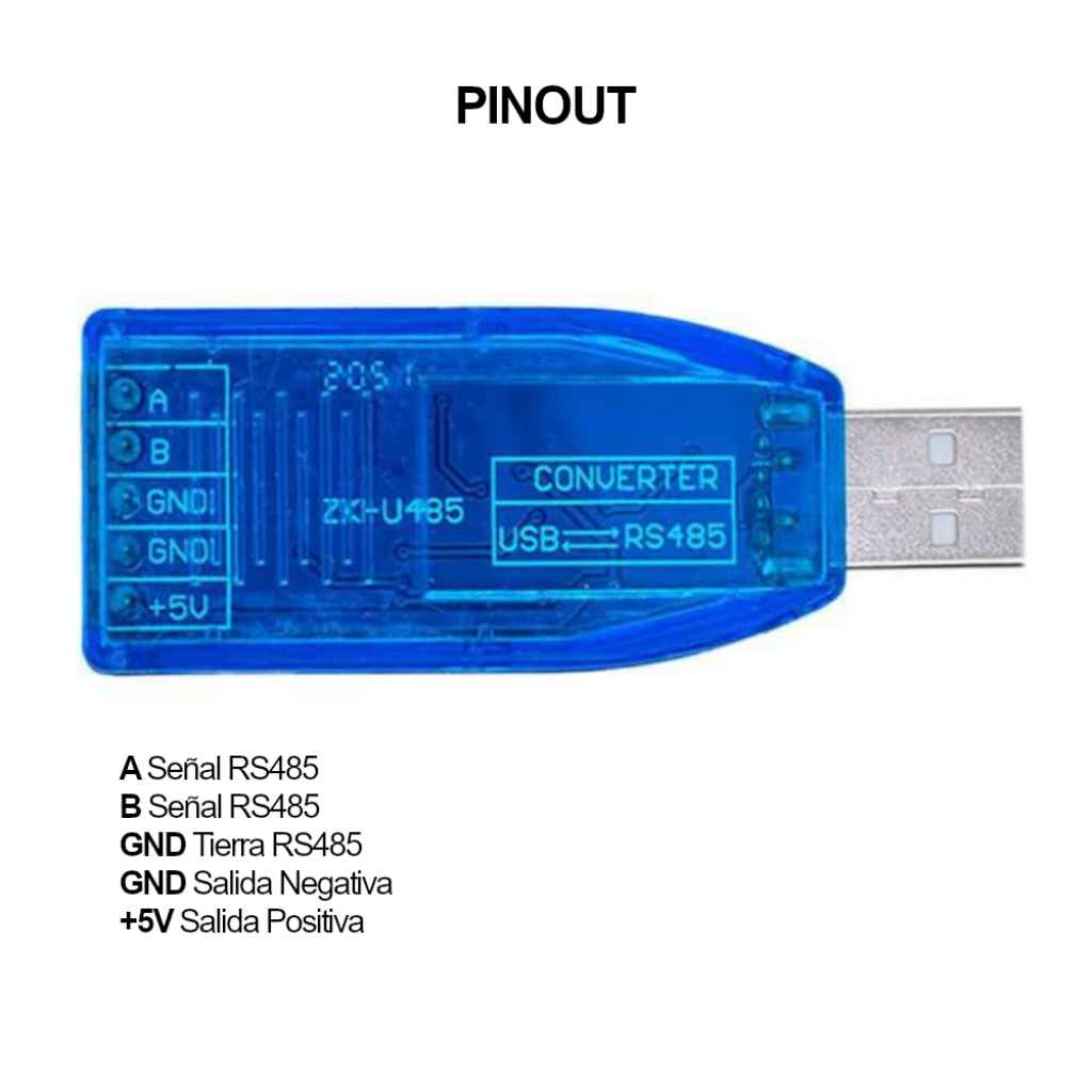 Módulo USB a RS485 Chip CH340 – Sieeg Ingeniería