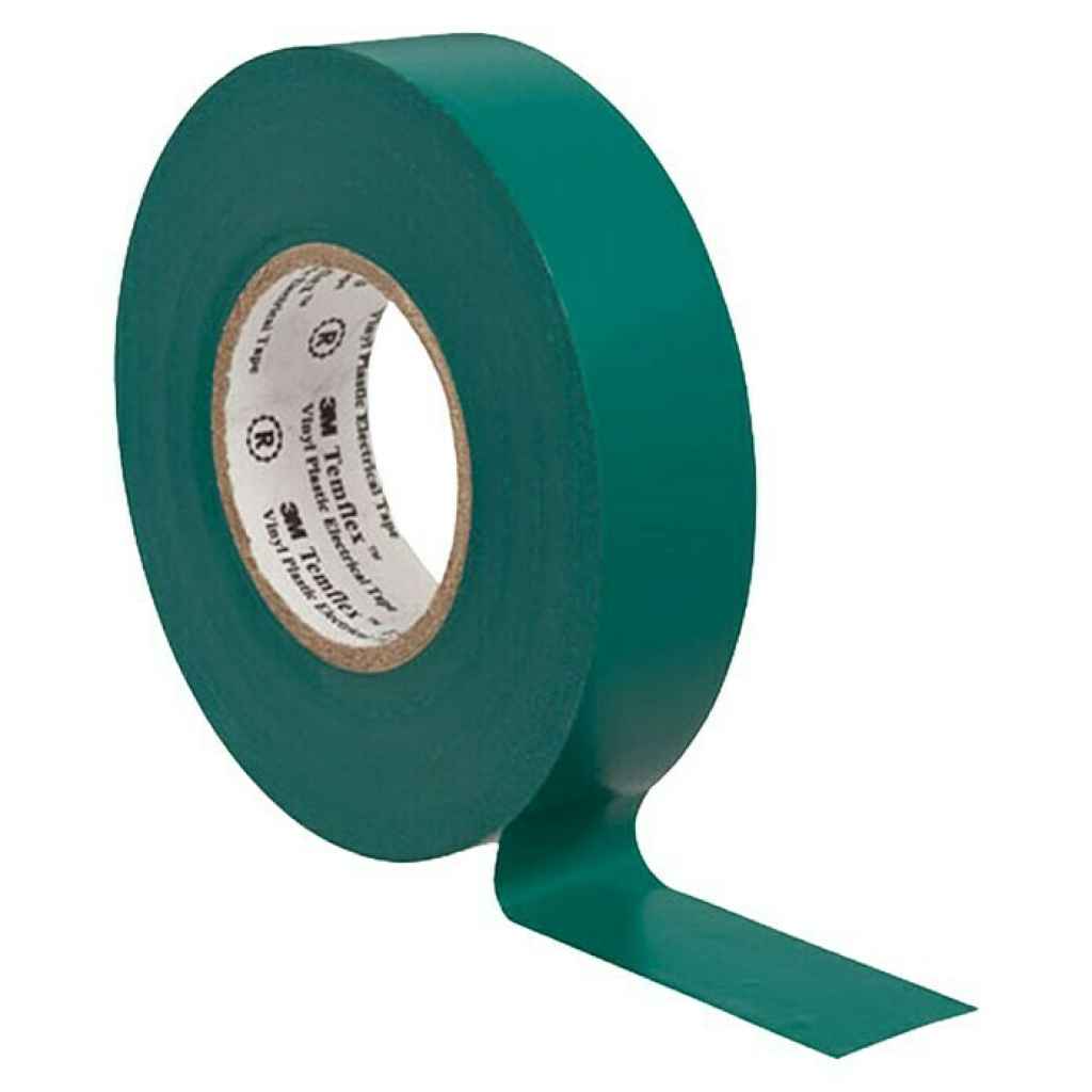 Cinta aislante de Vinil Temflex 3M verde – Sieeg Ingeniería
