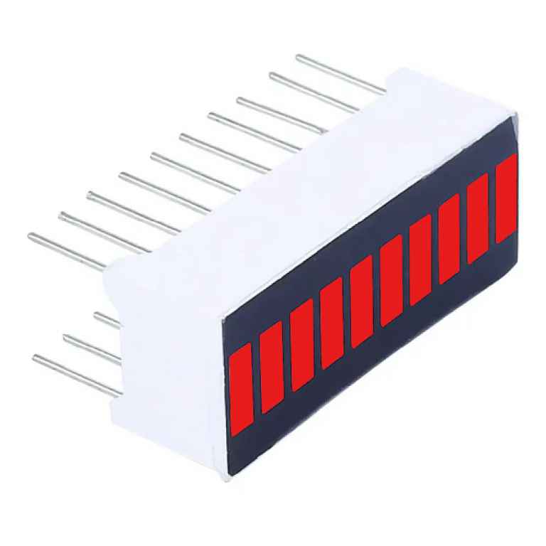 Display de 10 Segmentos Color Rojo Brillante. – Sieeg Ingeniería