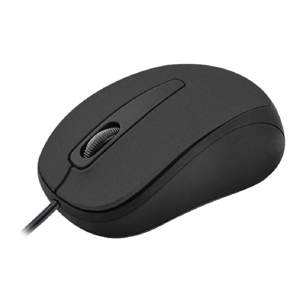 Mouse Óptico QUARONI Alámbrico Color Negro 1200 Dpi – Sieeg Ingeniería