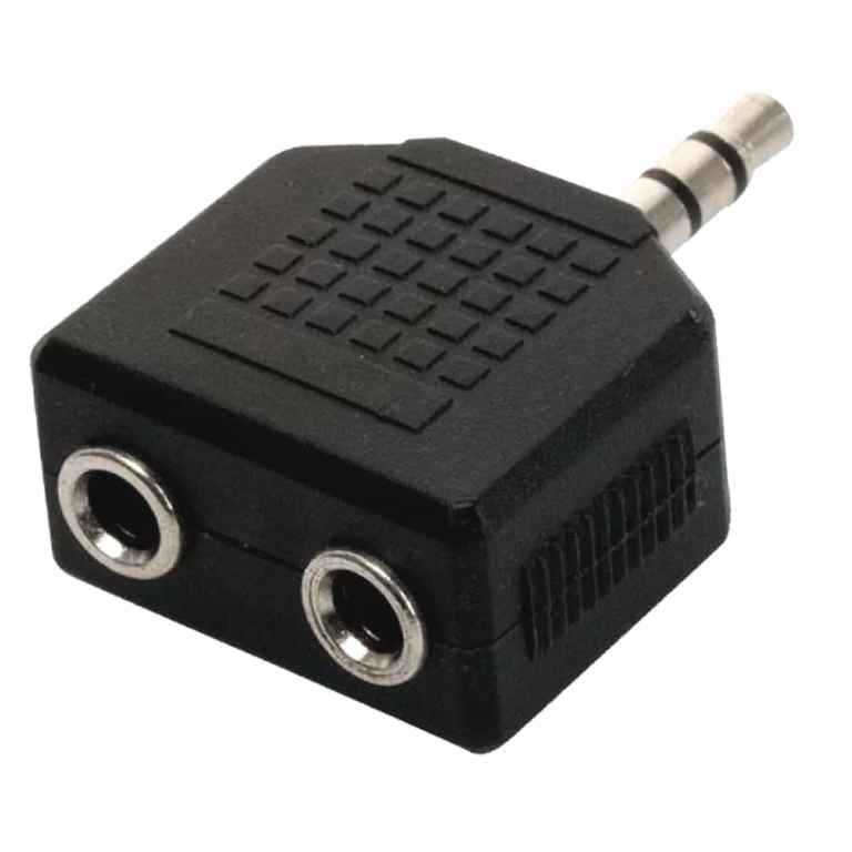 Adaptador Divisor Jack 3.5mm 1 a 2 Estéreo – Sieeg Ingeniería