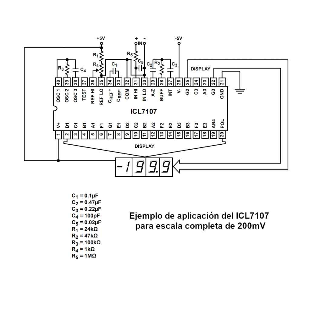 Circuito Integrado ICL7107 (Voltimetro) – Sieeg Ingeniería