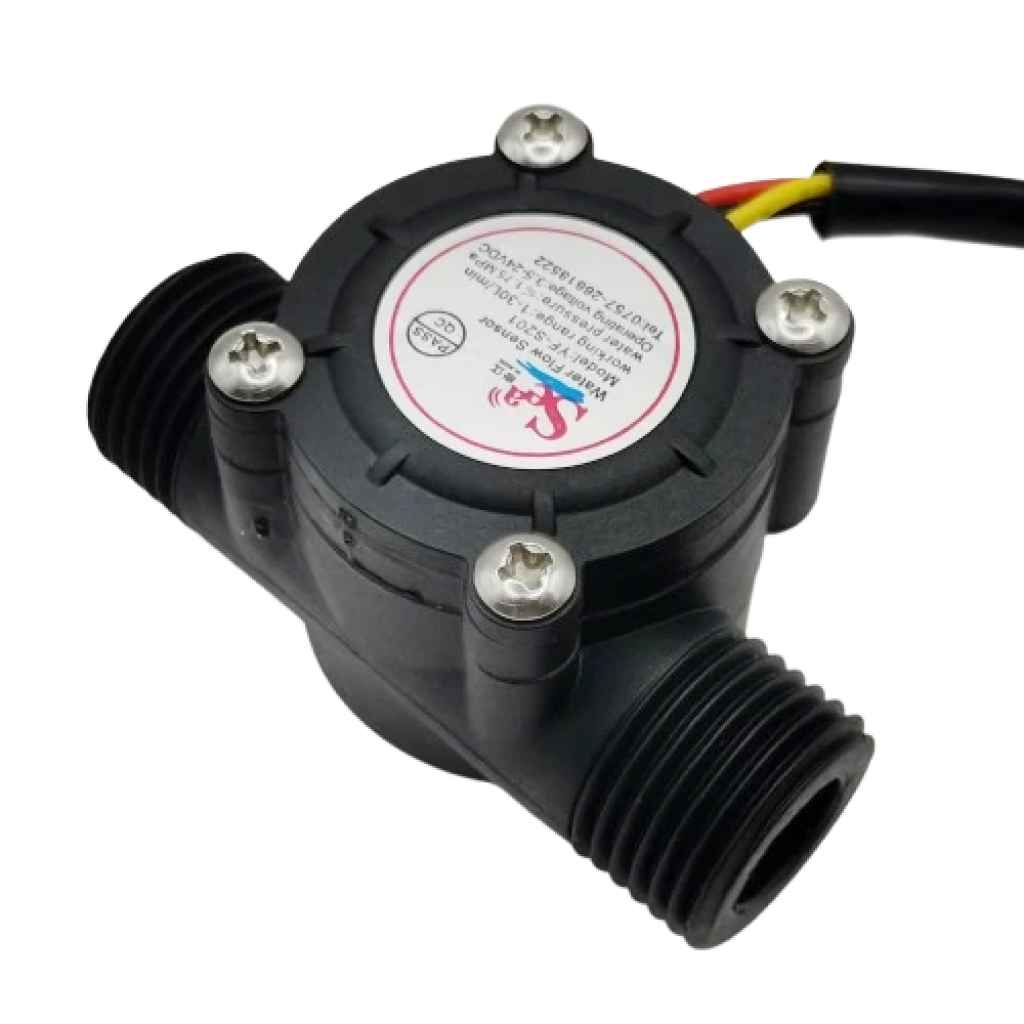 Yf-s201 Sensor De Flujo De Agua Caudalimetro – Sieeg Ingeniería
