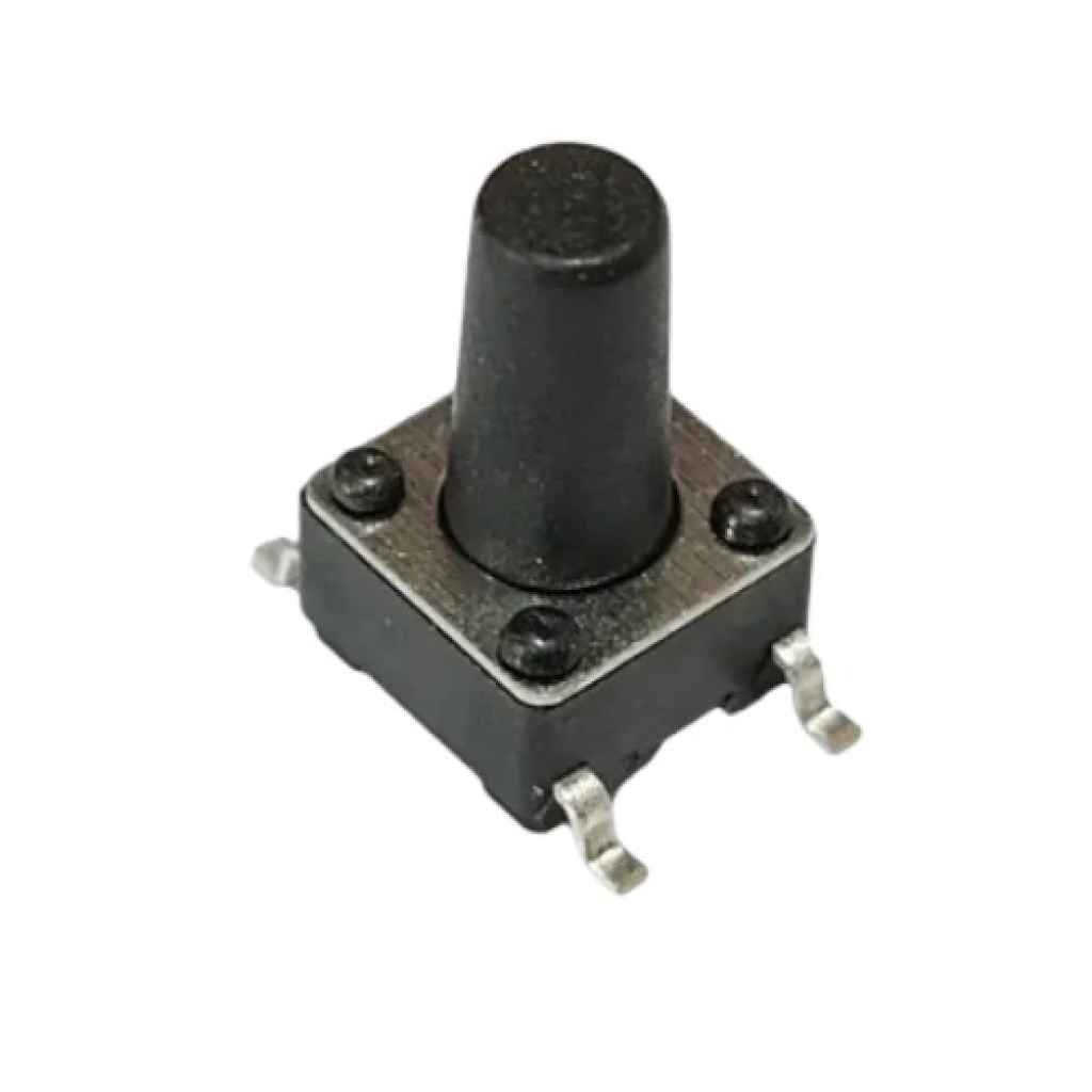 Push Button 4 pines, 6x6x10 mm SMD – Sieeg Ingeniería