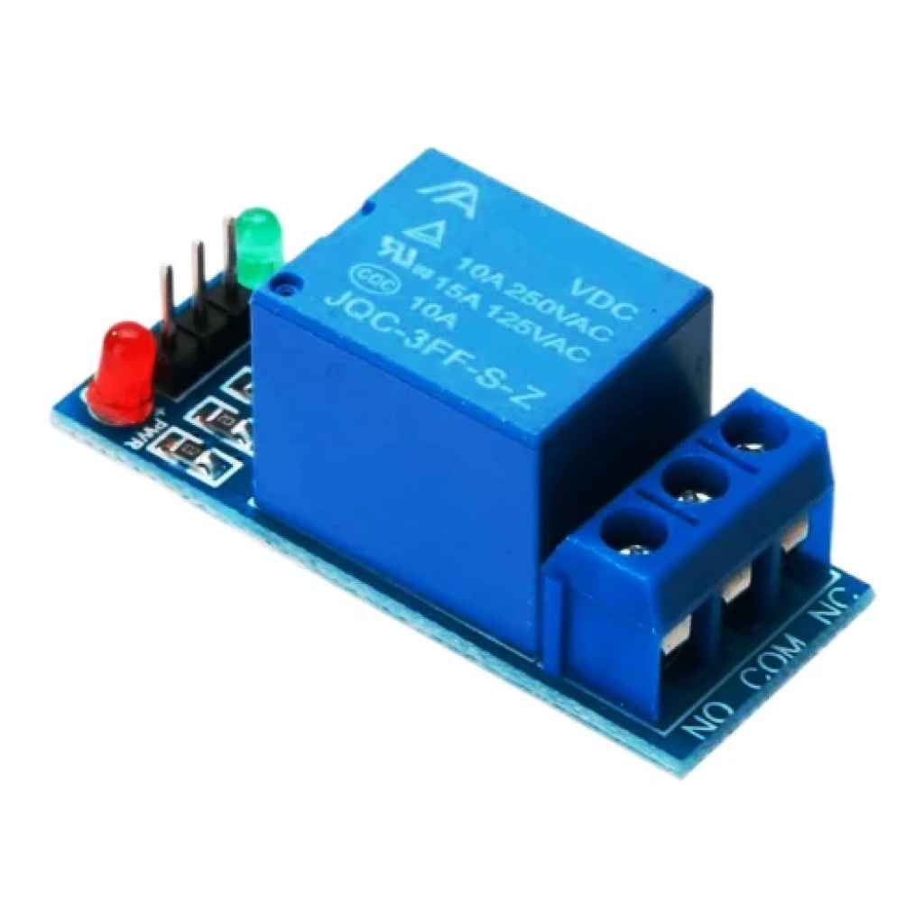 Módulo Relé Relevador 1 canal a 12V 10A low level relay – Sieeg Ingeniería